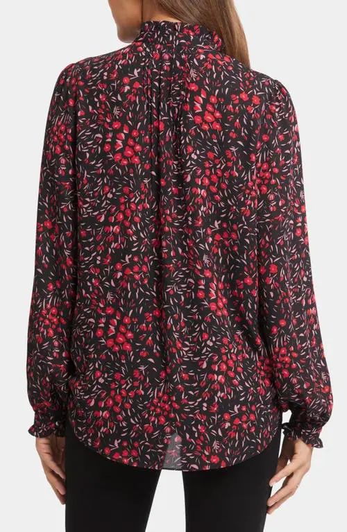 NYDJ Pleat Front Tunic Top