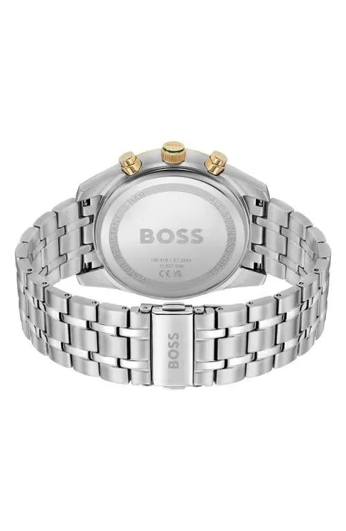 BOSS Skytraveller Chronograph Bracelet Watch - Green