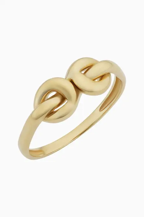 ORADINA 10k Knot Ring - Yellow Gold