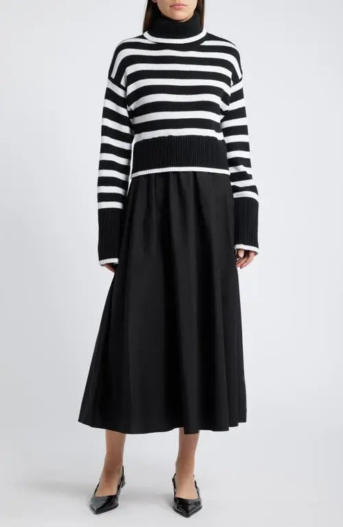 long sleeve floral wrap dress Plus Size Gemini Midi Wrap Dress with Sleeves main image 1