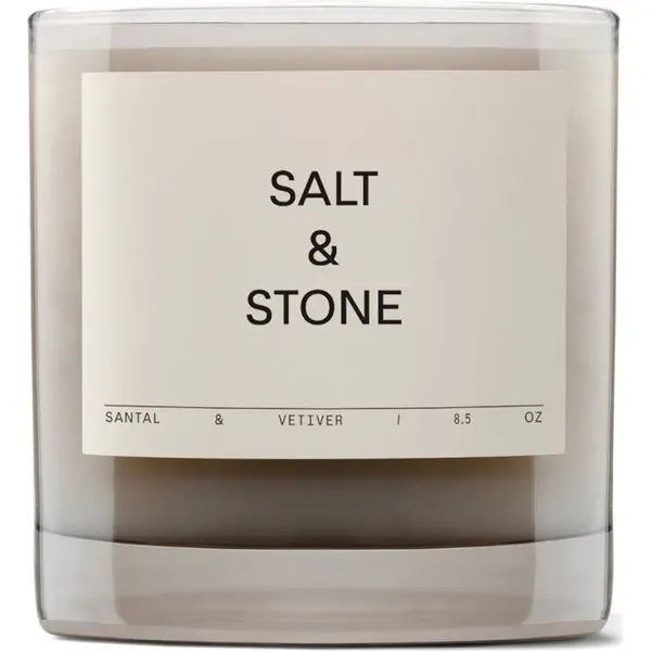 SALT & STONE Santal Vetiver Scented Candle - No Color