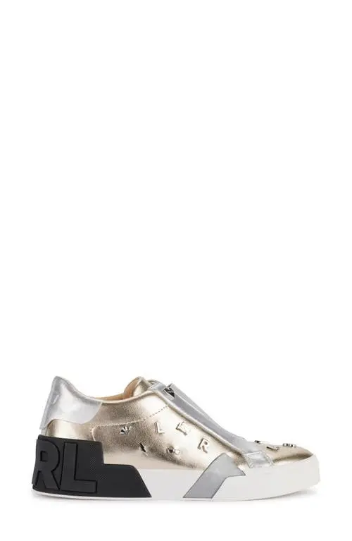Karl Lagerfeld Paris Mavise Sneakers - Gold/ Silver