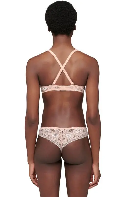 Simone Perele Festive Tanga - Ballet Pink