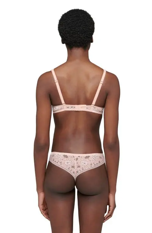 Simone Perele Festive Tanga - Ballet Pink
