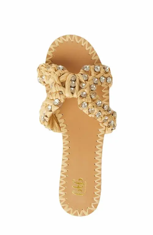 BTB LOS ANGELES Laurel Crystal Slide