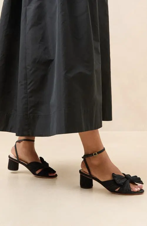 LOEFFLER RANDALL Dahlia Knotted Sandal - Black