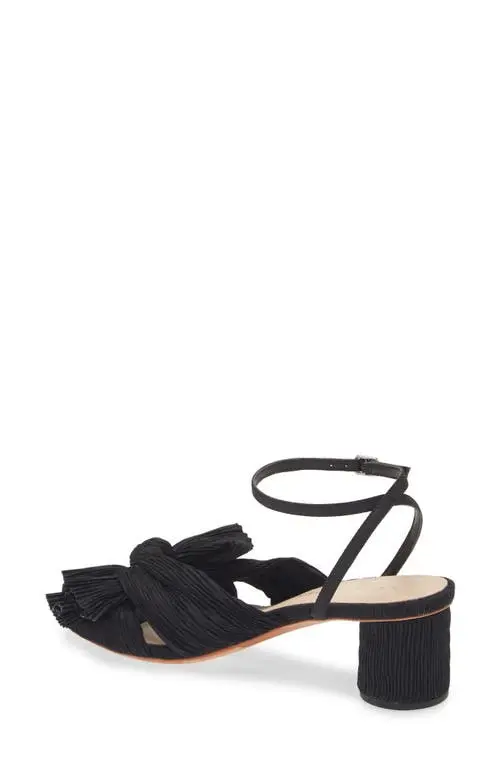 LOEFFLER RANDALL Dahlia Knotted Sandal - Black