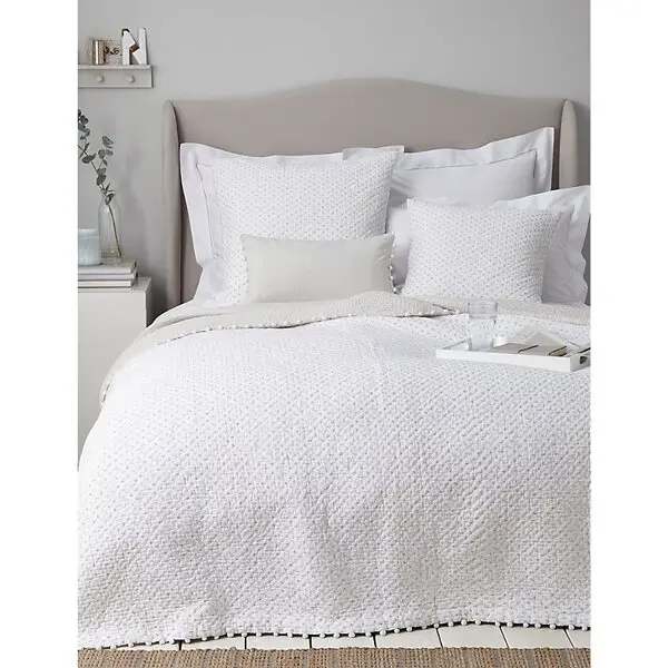 THE WHITE COMPANY Brittany Small Rectangular Cotton-voile Cushion