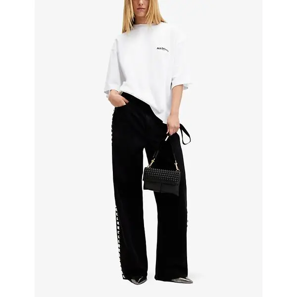 ALLSAINTS Guardian Graphic-print Relaxed-fit Cotton T-shirt - White