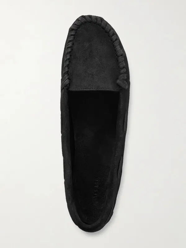 THE ROW Mabel Suede Loafers