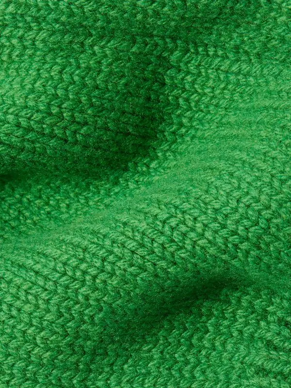 Daughter Name Wool Hood - Green