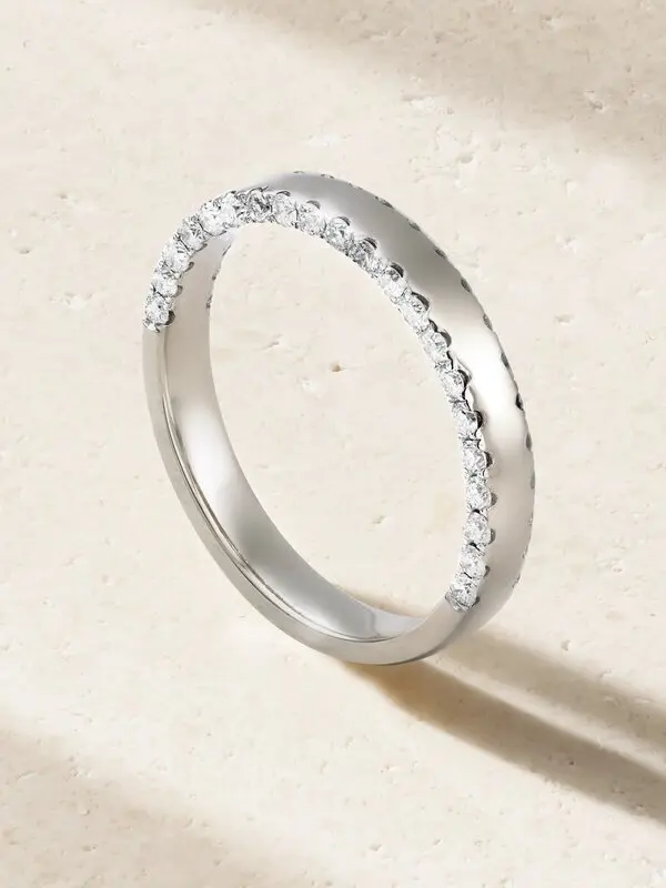 Yvonne Léon Grignotée 9-karat White Diamond Ring - Gold