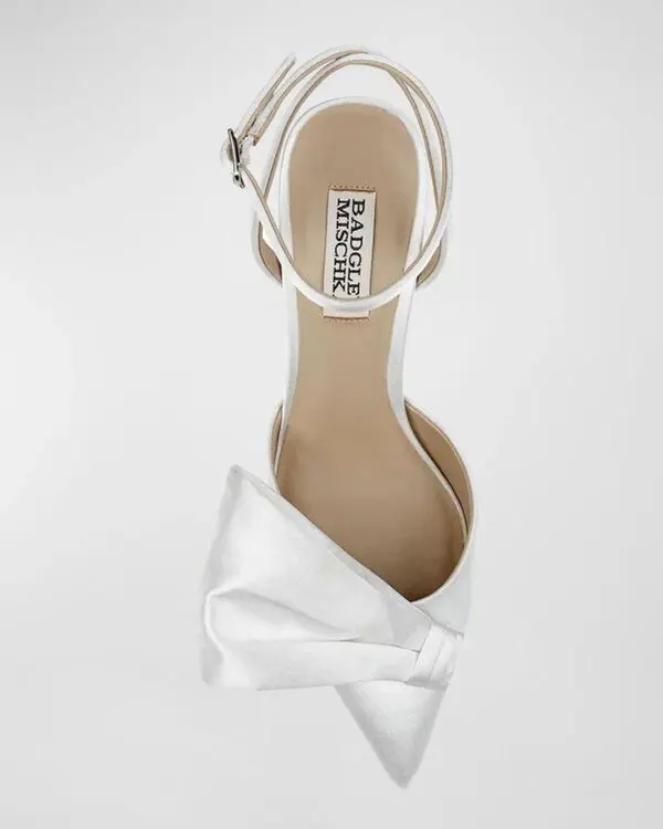 Badgley Mischka Alease Silk Pumps