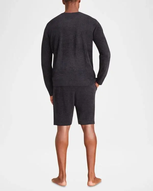 Barefoot Dreams Cozychic Ultra Lite Crewneck Sweater - Black