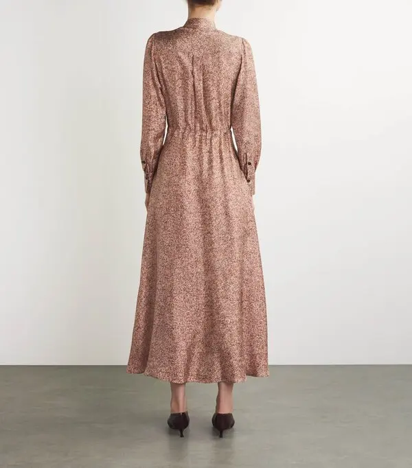 herringbone midi dress Natural Herringbone Full Skirt Tailored Midi Dress