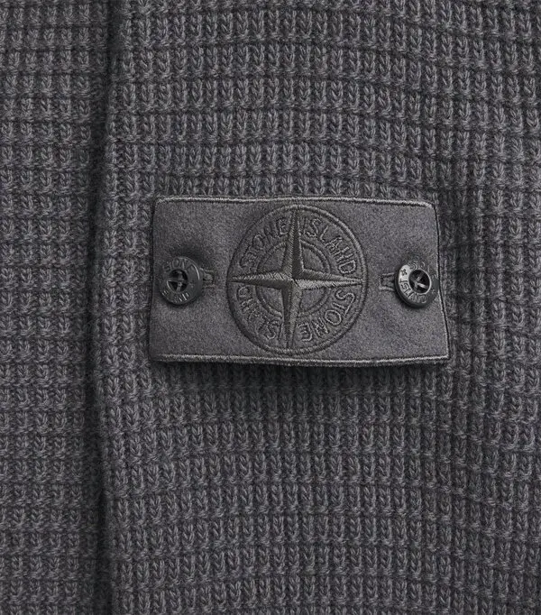 Stone Island Ghost Piece Virgin Wool Sweater - Grey
