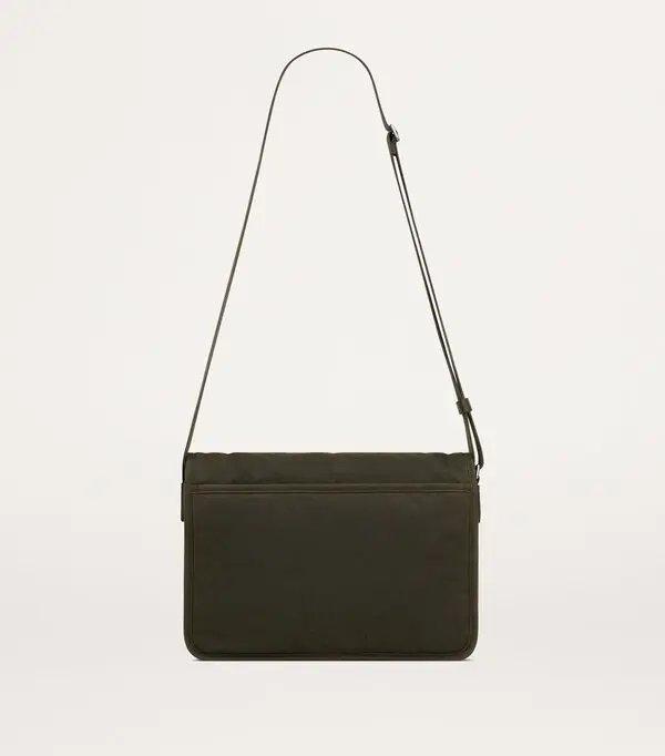 Saint Laurent Cotton Canvas Niki Messenger Bag - Green