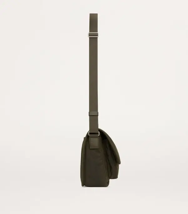 Saint Laurent Cotton Canvas Niki Messenger Bag - Green