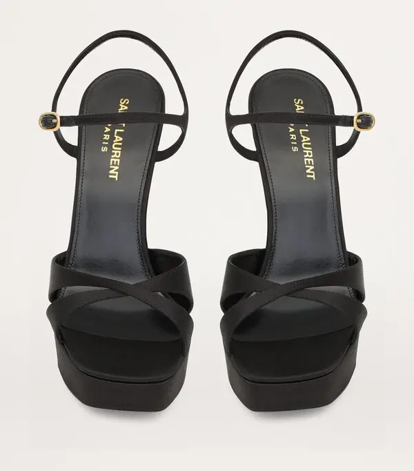 Saint Laurent Debbie Platform Sandals - Black
