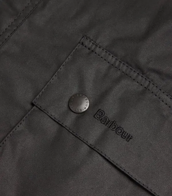 Barbour Waxed Ashby Jacket - Black