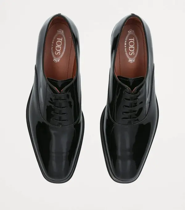 TOD'S Patent Leather Derby Shoes
