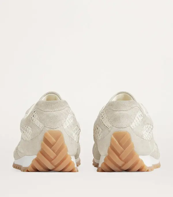 Bottega Veneta Orbit Criss-cross Sneakers - White