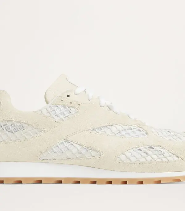 Bottega Veneta Orbit Criss-cross Sneakers - White