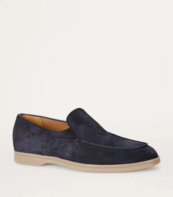 Harry\'s Of London Tower Suede Loafer, Blue Harry main image 3