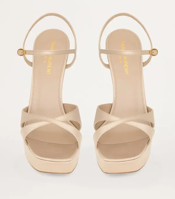Saint Laurent Debbie 110 Platform Sandals - Pink