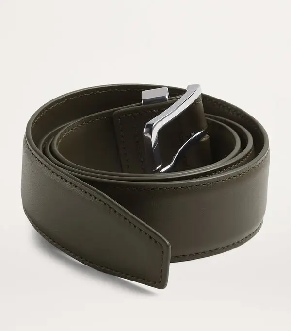 bottega veneta - Bottega Veneta Intreccio Loop Leather Belt