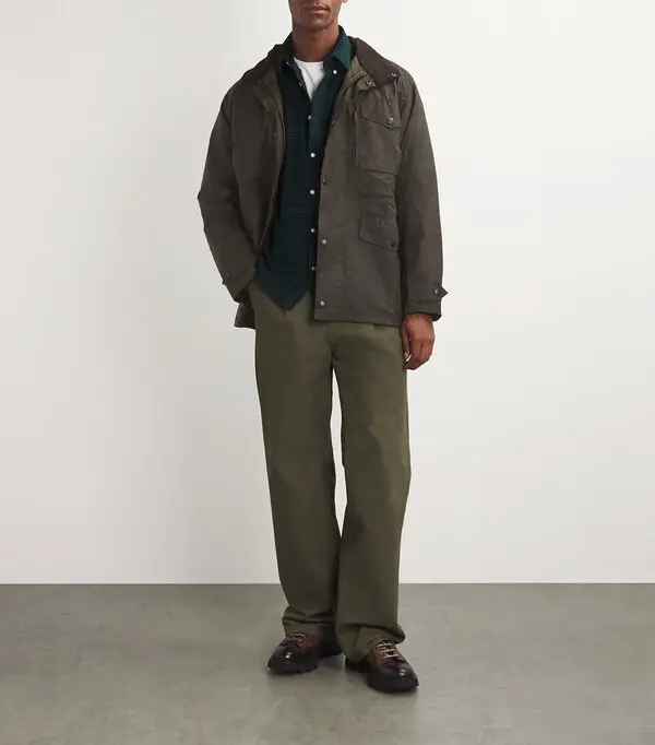 Barbour Waxed Sapper Jacket - Green