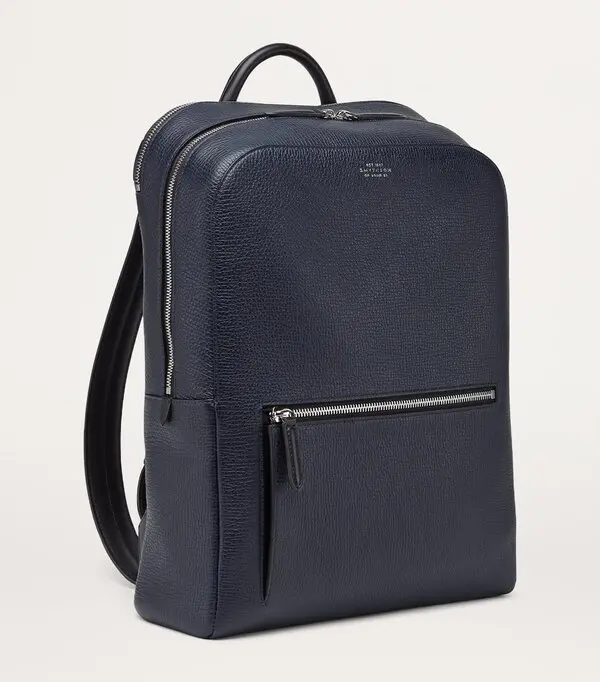 Smythson Ludlow Leather Backpack