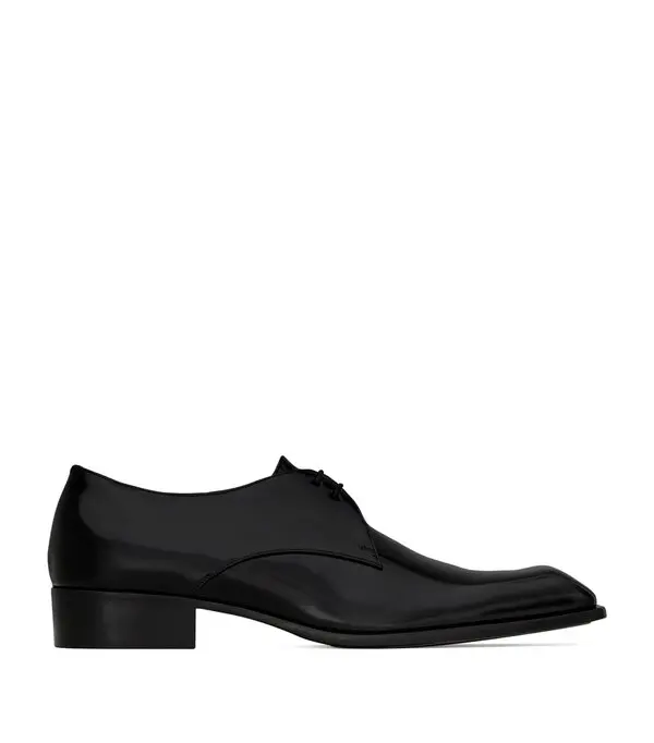 Saint Laurent Jean Leather Derby Shoes