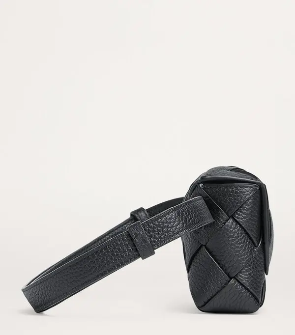 Bottega Veneta Leather Diago Belt Bag - Grey
