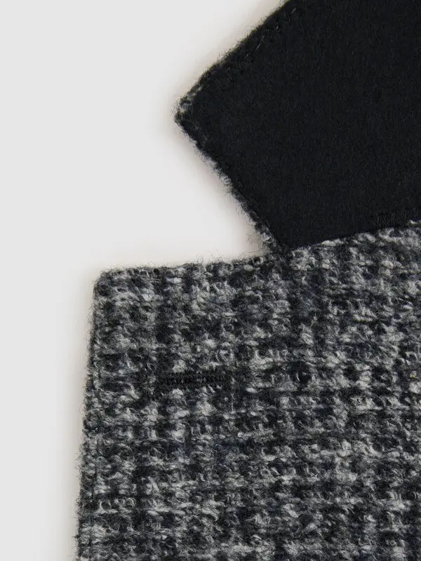 REISS Mineral Tweed Single-breasted Blazer With Wool