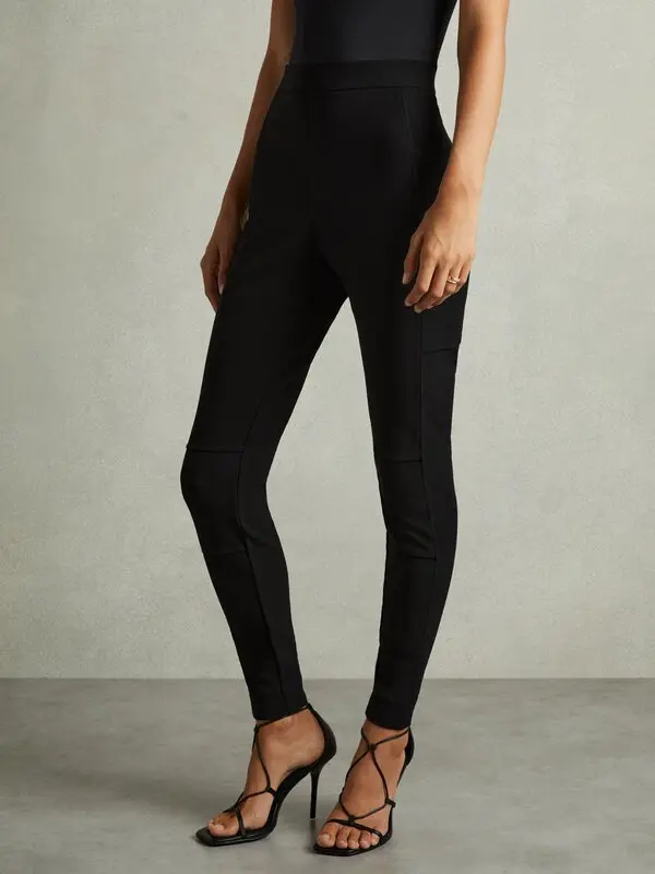 REISS Jules Panelled Skinny-fit Trousers