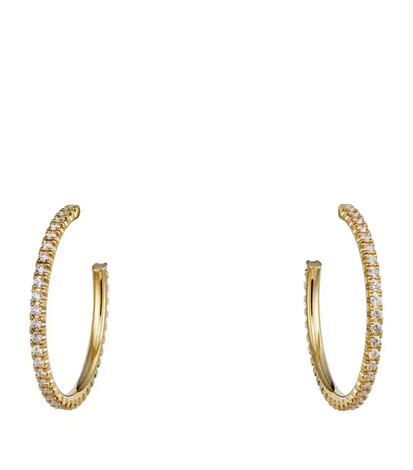 Cartier Medium Étincelle De Hoop Earrings