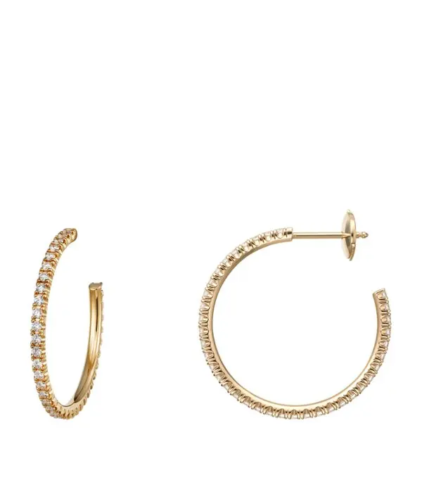Cartier Medium Étincelle De Hoop Earrings