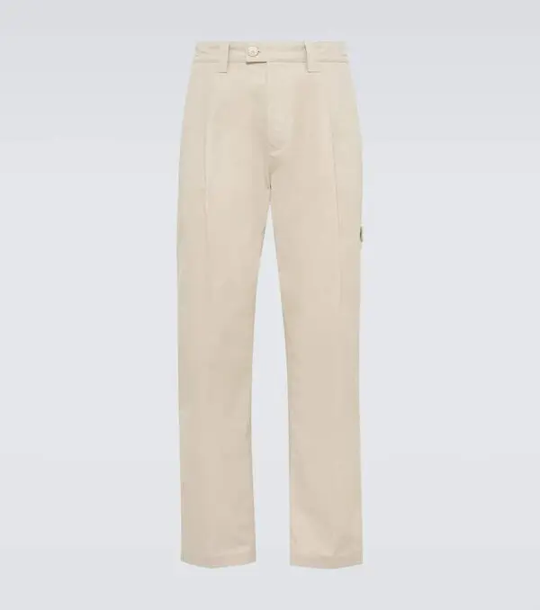 Stone Island Ghost Compass Cotton Straight Pants