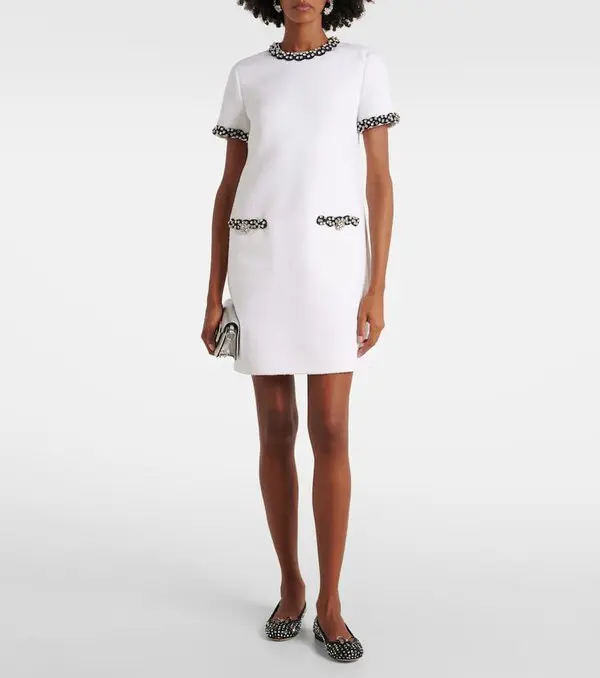 Rene Caovilla Crystal-embellished Ballet Flats