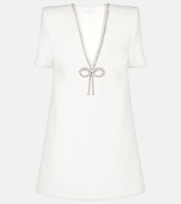AREA Embellished Minidress