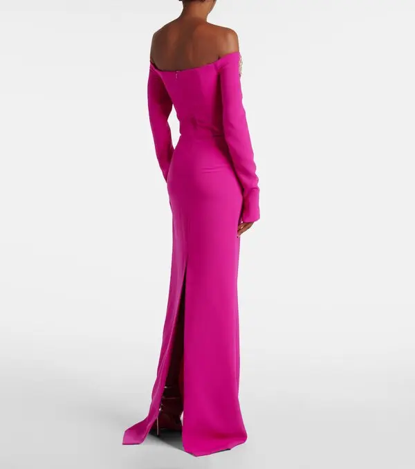 Costarellos Meline Embellished Gown - Pink