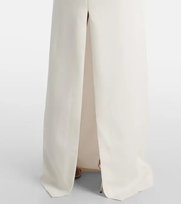 Costarellos Meline Embellished Gown - White