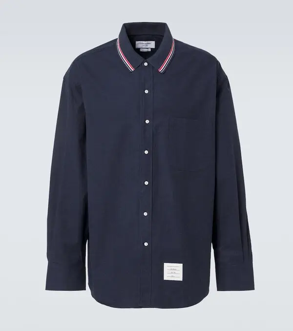 Thom Browne Cotton Shirt - Blue