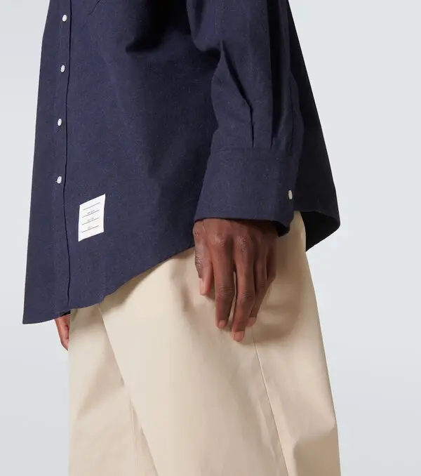 Thom Browne Cotton Shirt - Blue