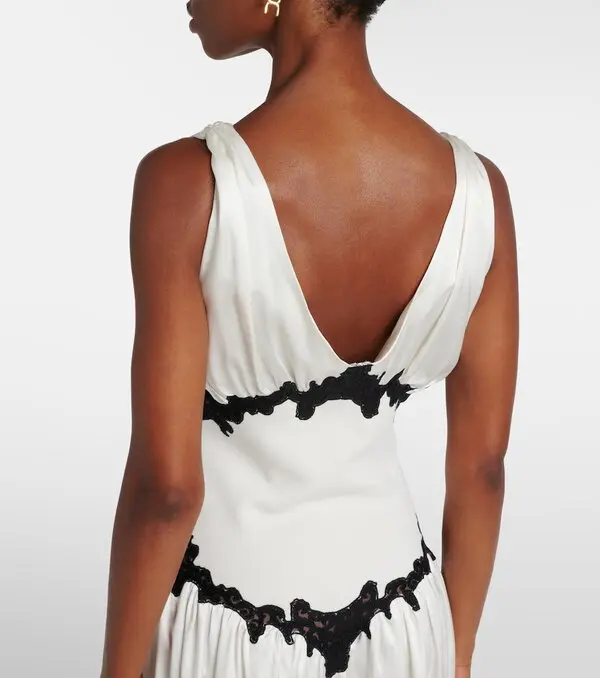 Gabriela Hearst Highland Embroidered Gown - White