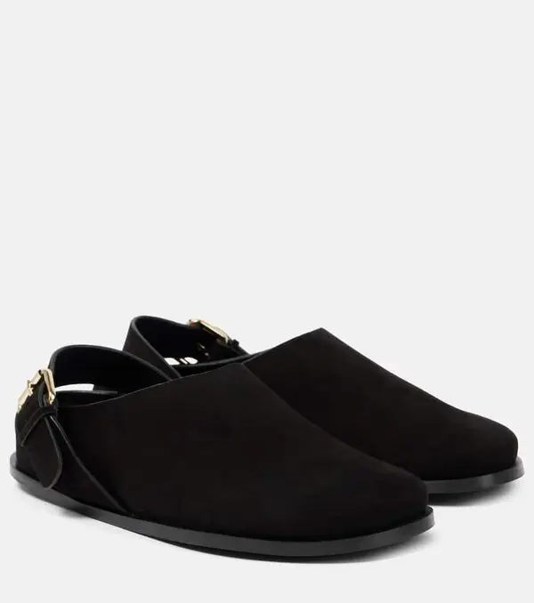 A.emery Louis Suede Clogs - Black