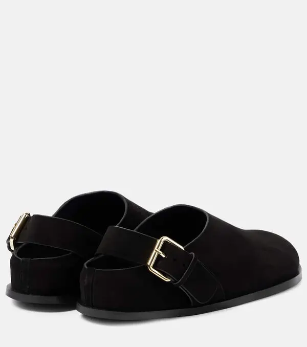 A.emery Louis Suede Clogs - Black