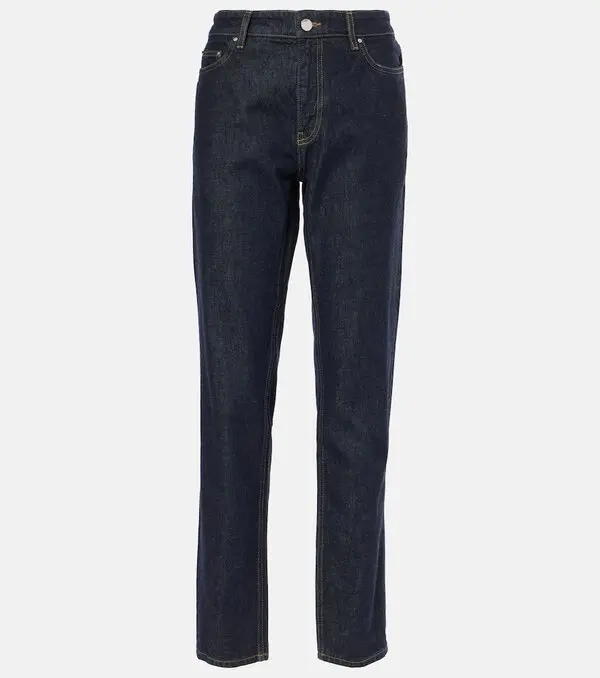 TOTEME Low-rise Straight Jeans - Blue