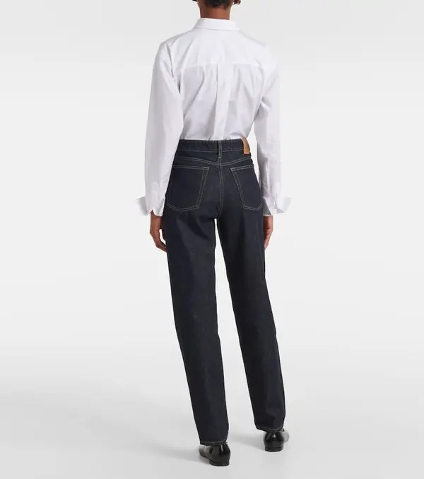 TOTEME Low-rise Straight Jeans - Blue